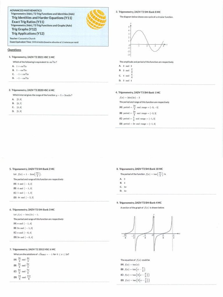 Smartermaths Trigonometry Pdf Trigonometry Euclidean Plane Geometry