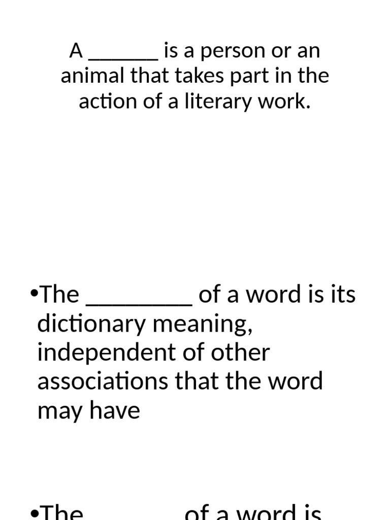 Literary Device Quiz Bee | PDF