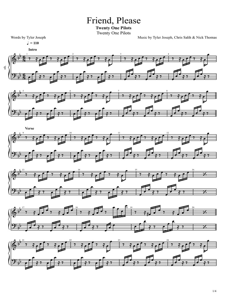 Friend, Please - Lead Synth | PDF