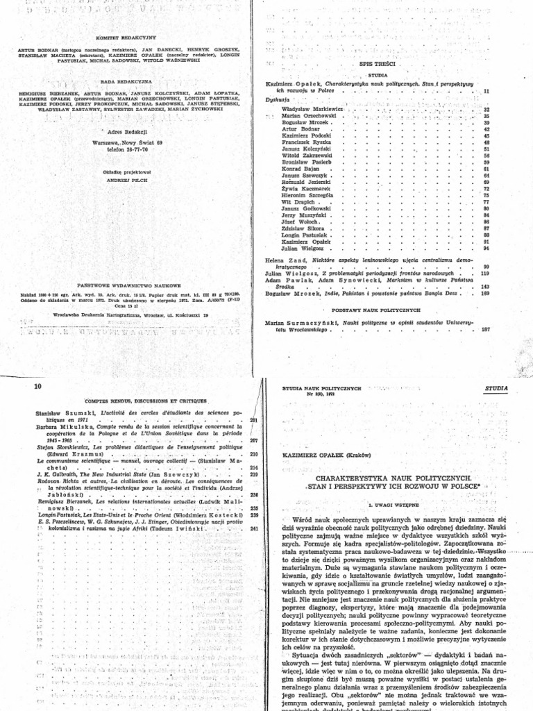 Spis 1972 NR 2 | PDF