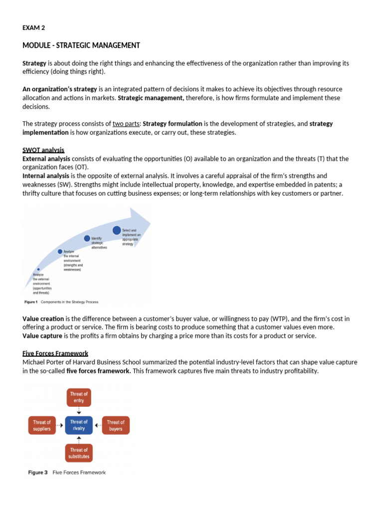 EXAM 2 | PDF | Strategic Management | Decision Making