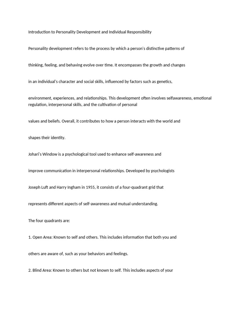 Introduction To Perdev | PDF | Self-Improvement