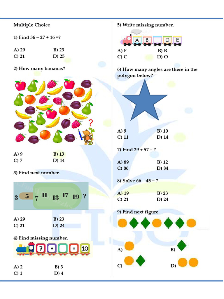 International - Mathematics Category 1 (KG - Grade) | PDF | Euclidean Geometry | Elementary Geometry