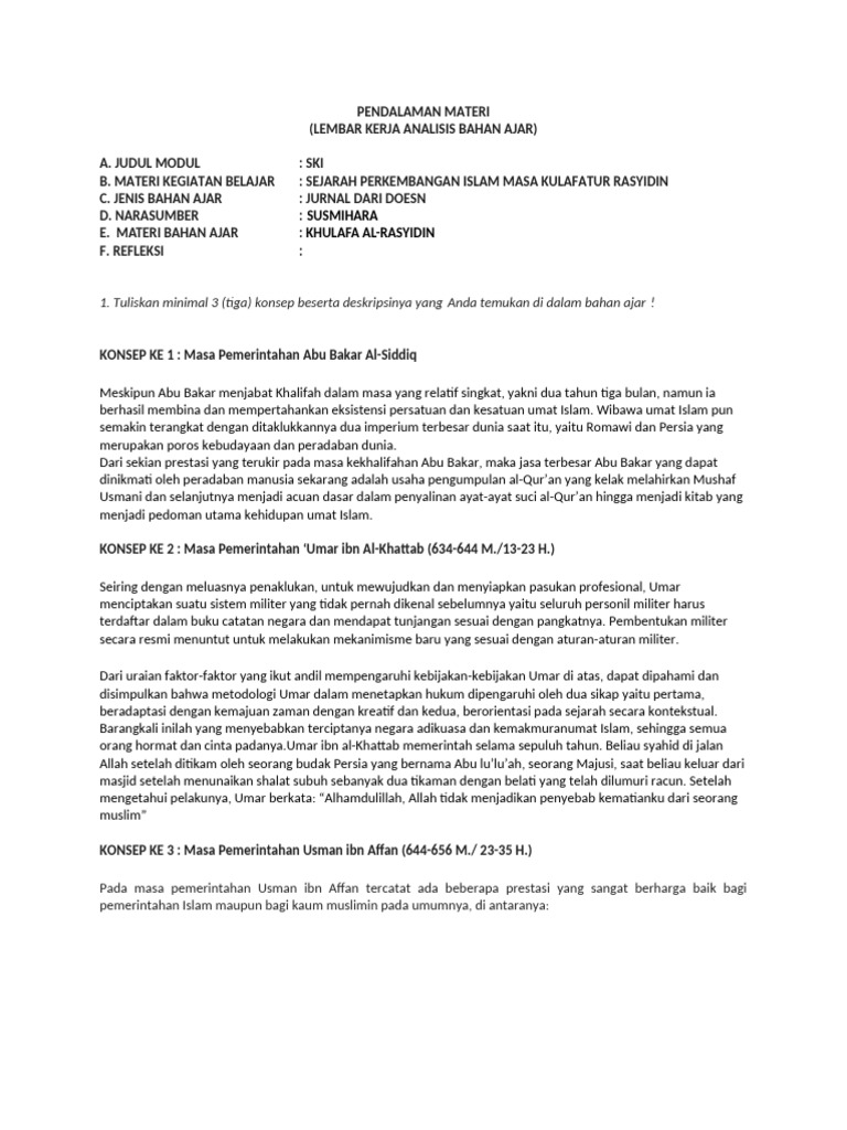 KB 2 Analisa Bahan Ajar | PDF