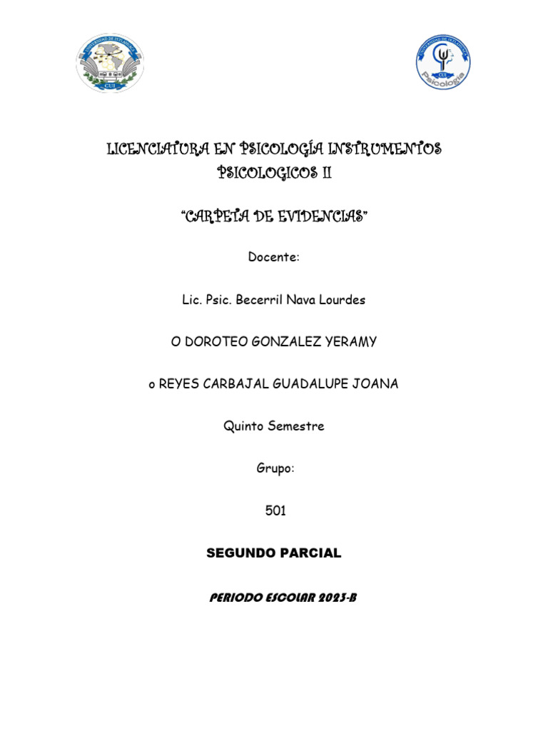 Caratula 2 Parcial | PDF