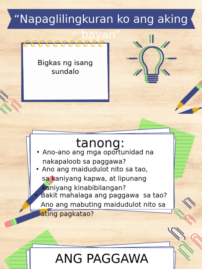 M 3 Ang Paggawa | PDF