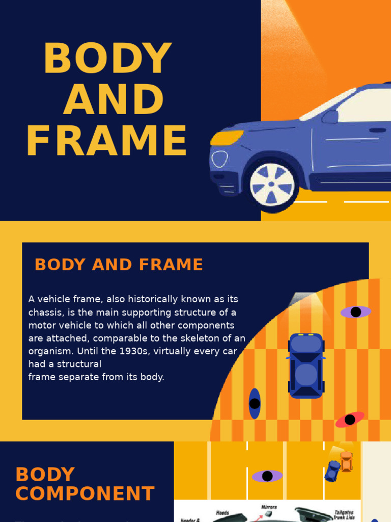 Car Body and Frame Components Explained | PDF | Motor Vehicle | Wheeled ...