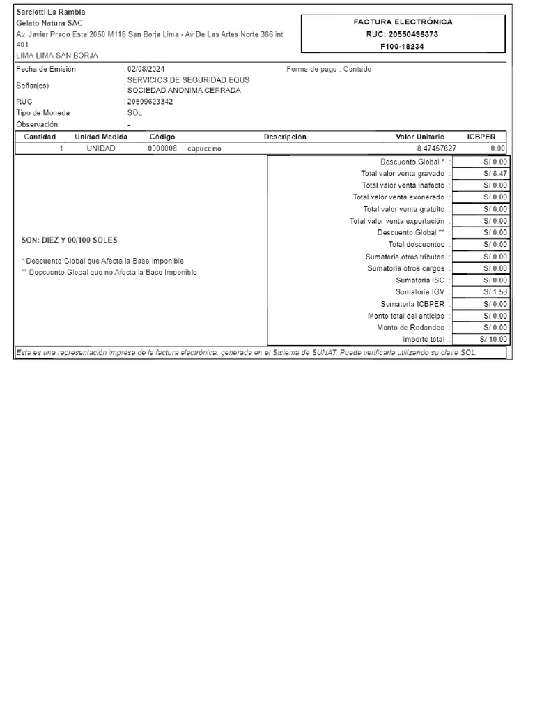 Fact Restantes | PDF