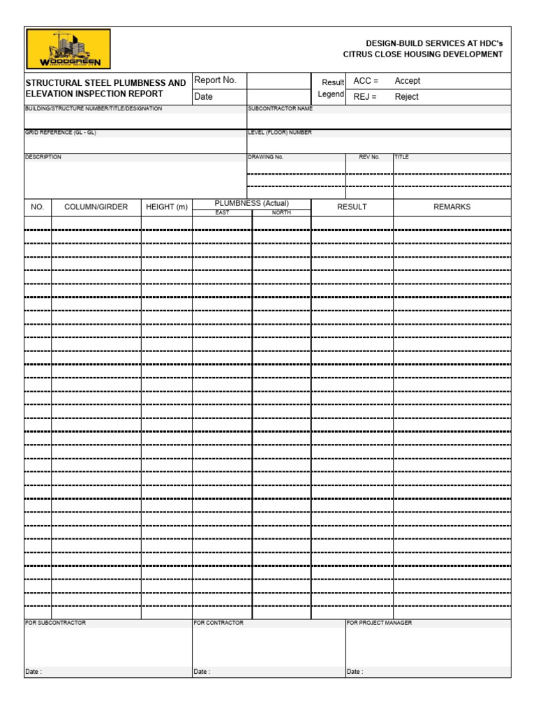 Structural Steel Inspection Report | PDF