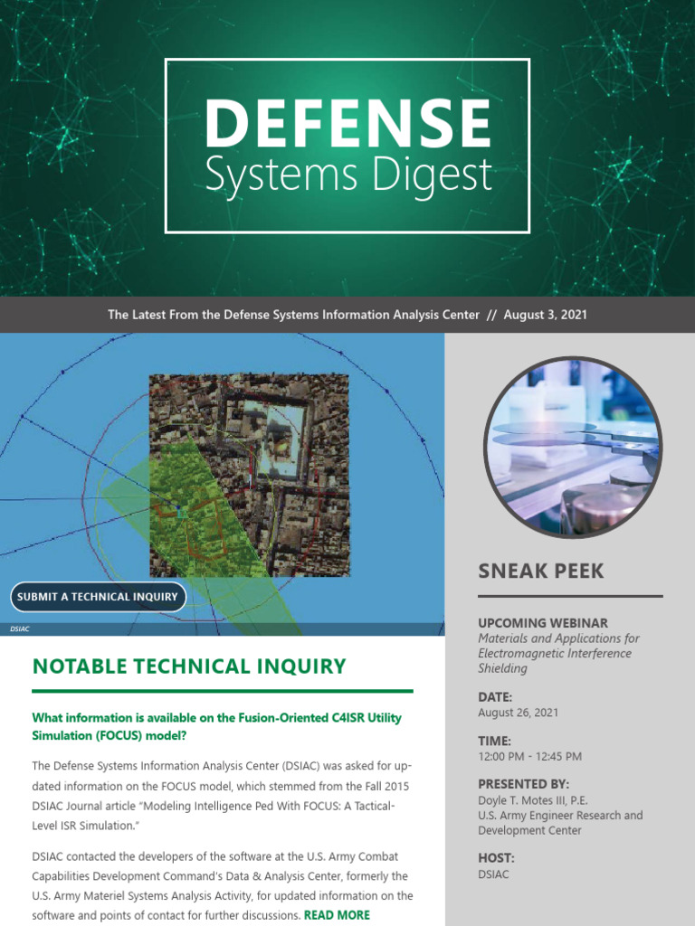 DSIAC Technical Inquiry on FOCUS Model | PDF | Electromagnetic ...