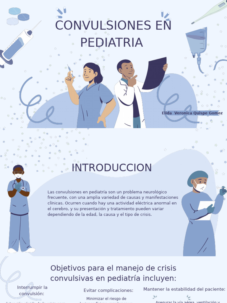Manejo de Convulsiones en Pediatría | PDF | Epilepsia | Medicina CLINICA