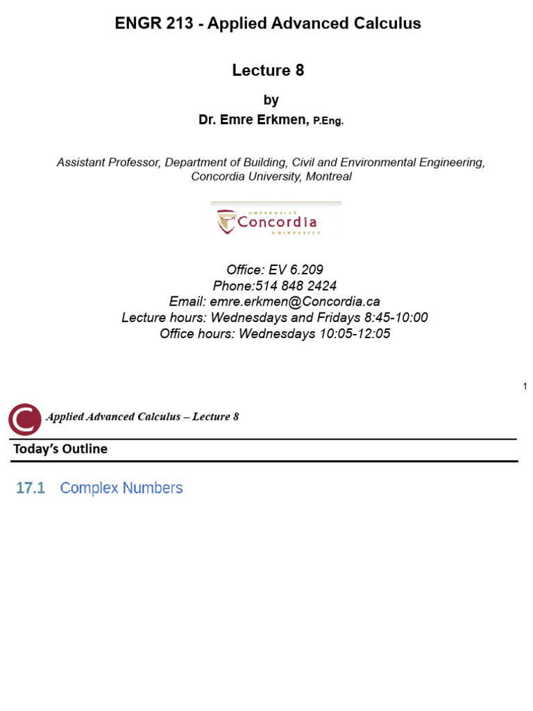 Lecture8 ENGR213 | PDF | Technology & Engineering