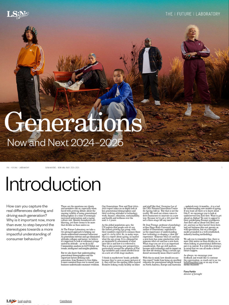 Report Sample Generations Now and Next 2025 1711482452 | PDF | Behavior ...