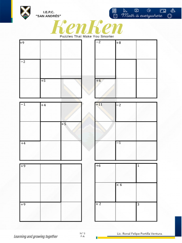 KenKen 03 - 2024 (Primaria Alta) | PDF