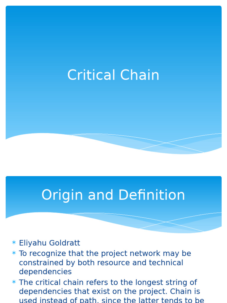 C7 MGMT8360 Critical Chain | PDF