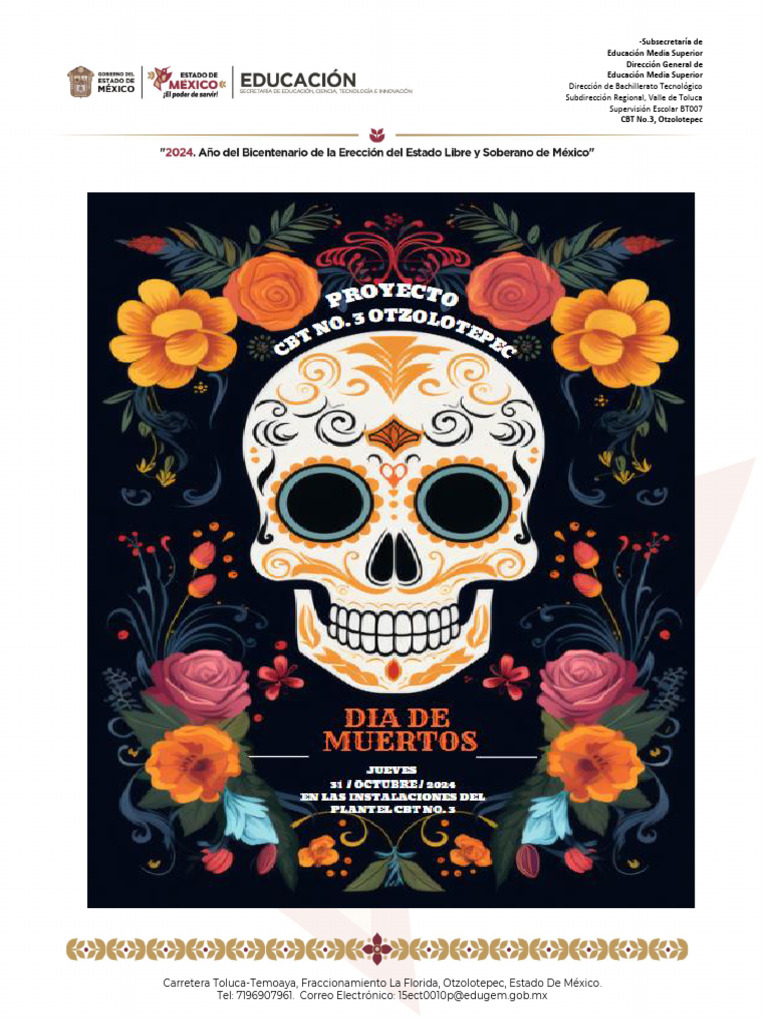 Proyecto de Dia de Muertos | PDF | Aprendizaje | Enseñando