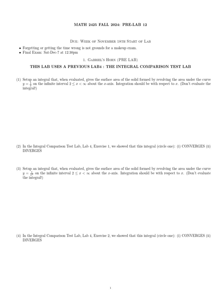 Lab12 Gabriel PreLab VF | PDF | Science & Mathematics | Computers
