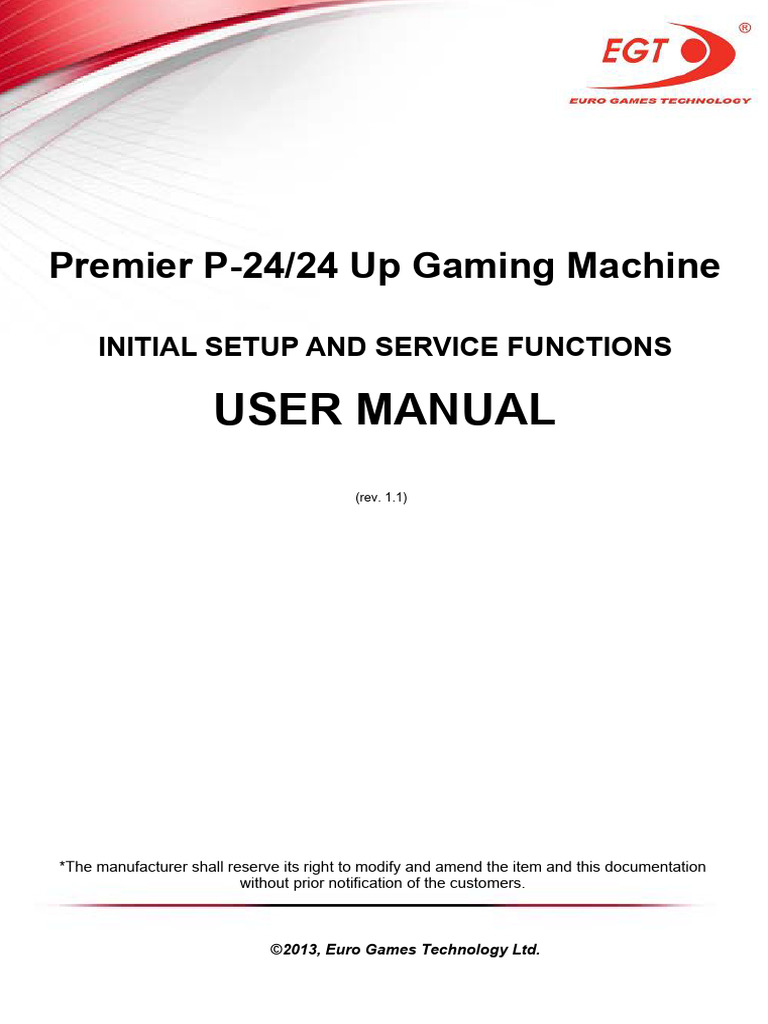 Premier P-24 24 Up Service Functions User Manual 1 1 en | PDF ...