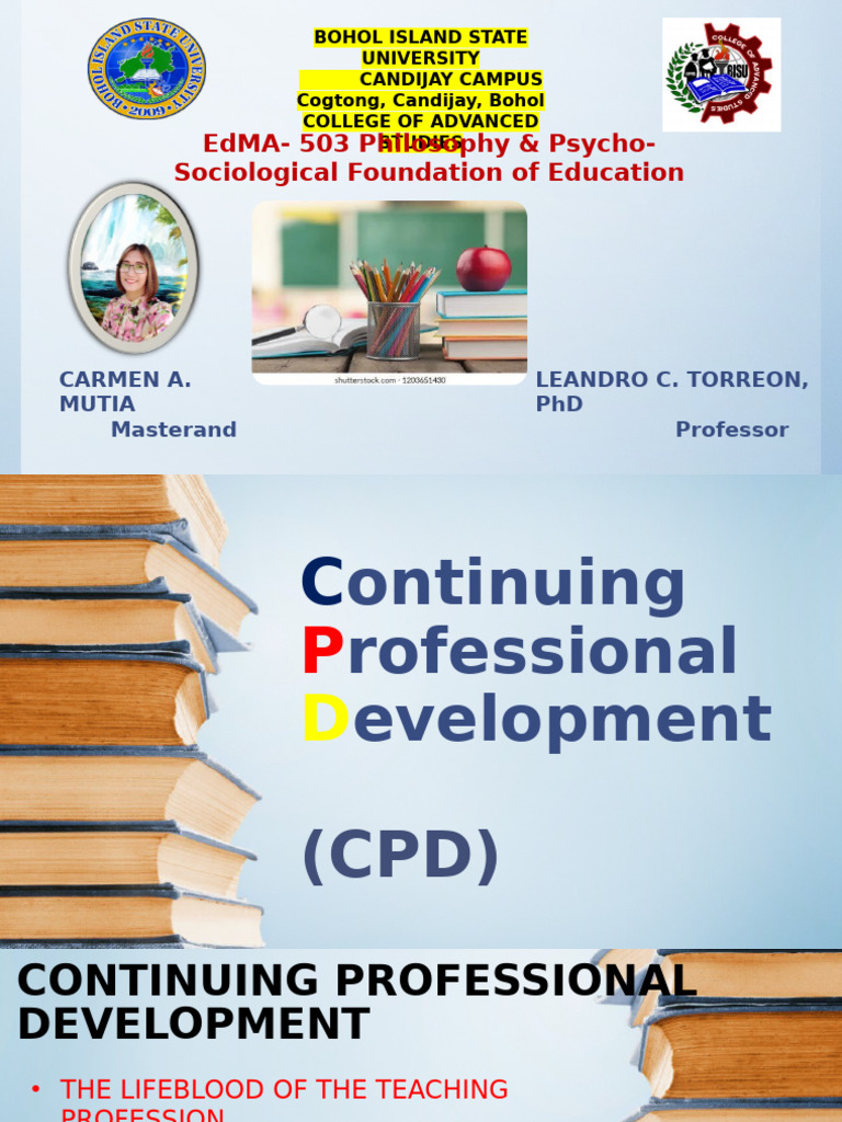 503-PPT CPD - 503 | PDF | Professional Development | Teachers