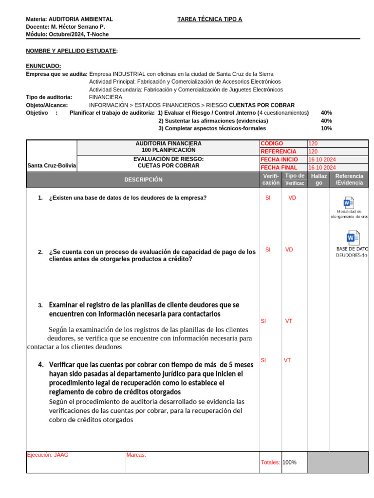 Gaba - t1 - A Jesus Adrian Alderete Guzman | PDF | Auditoría | Business
