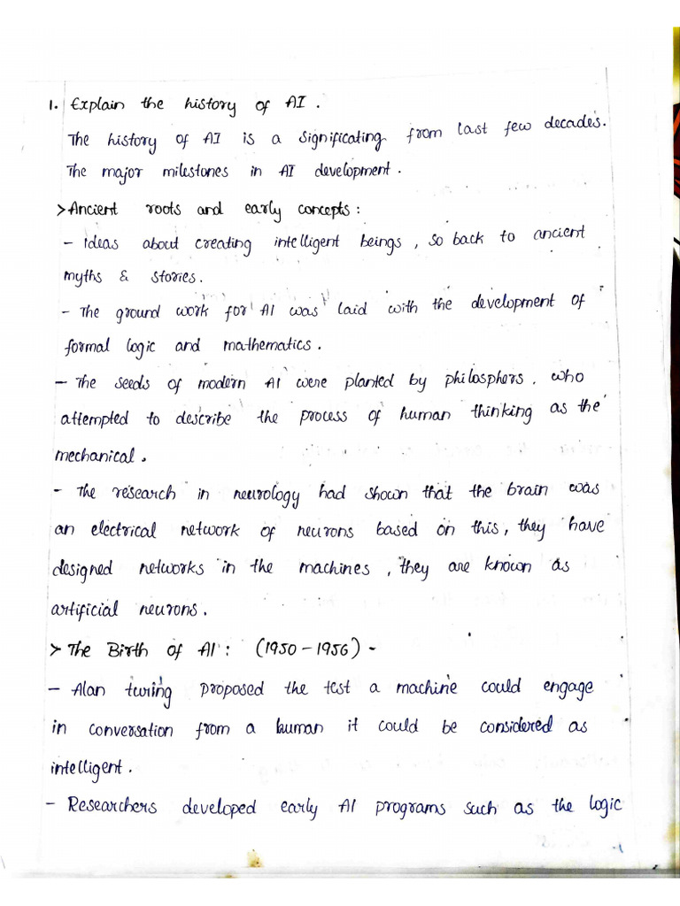 Ai Assignment Unit 1 | PDF