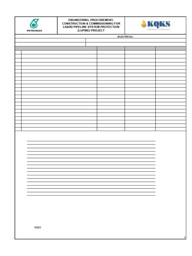 Cable Route Inspection Checklist | PDF
