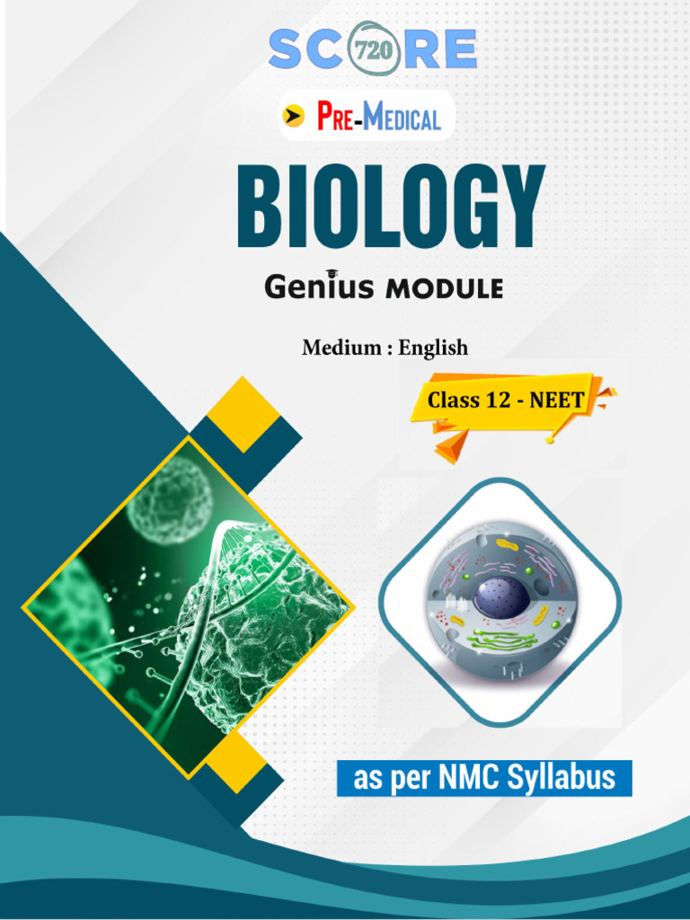 12 NEET 2025 BIOLOGY English-Medium | PDF