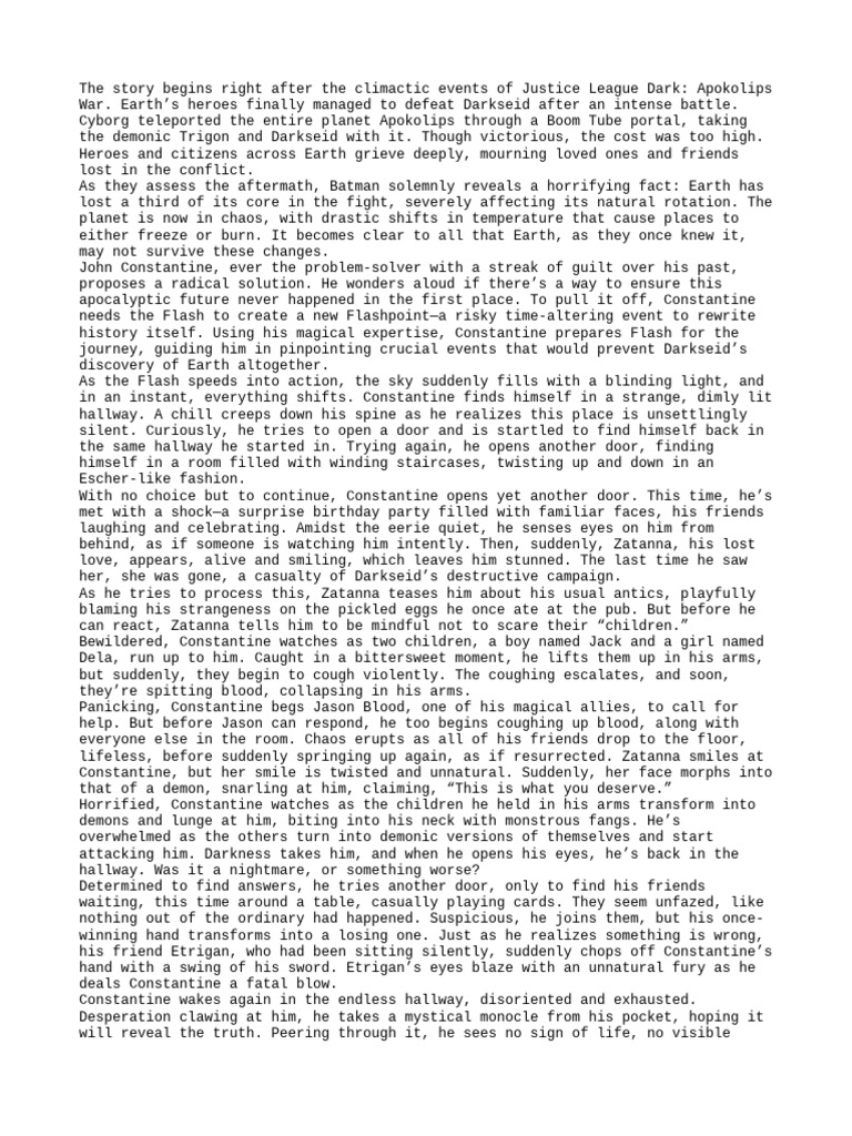 Constantine House of Magic | PDF | Dc Comics