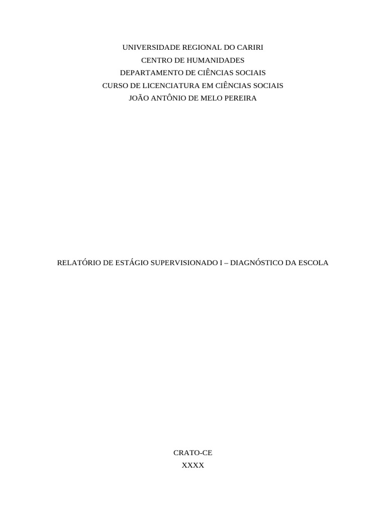Capa de Trabalho Acadêmico | PDF