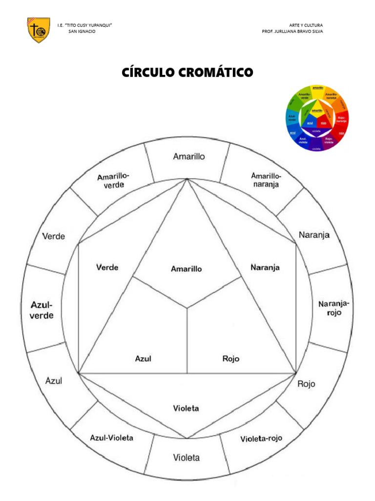 Ficha Circulo Cromatico | PDF
