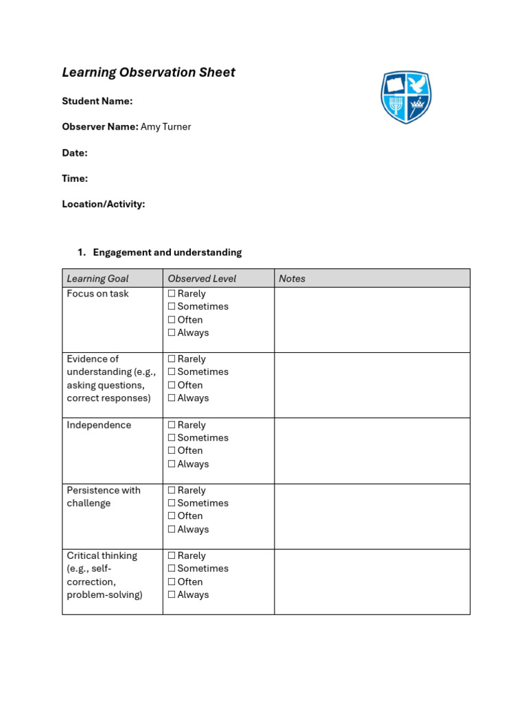 Learning Observations | PDF