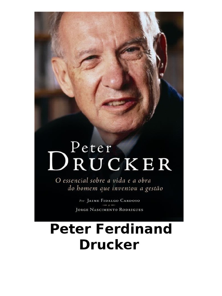 Peter Ferdinand Drucker | PDF