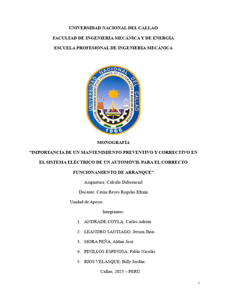 Monografía - Presentación Final | PDF | Ingenieria Eléctrica | Motores