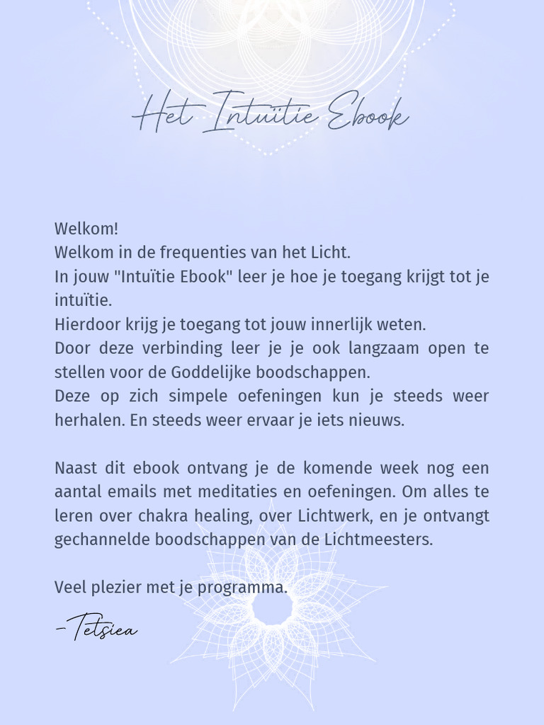 Ebook Ontwikkel Je Intuitie | PDF