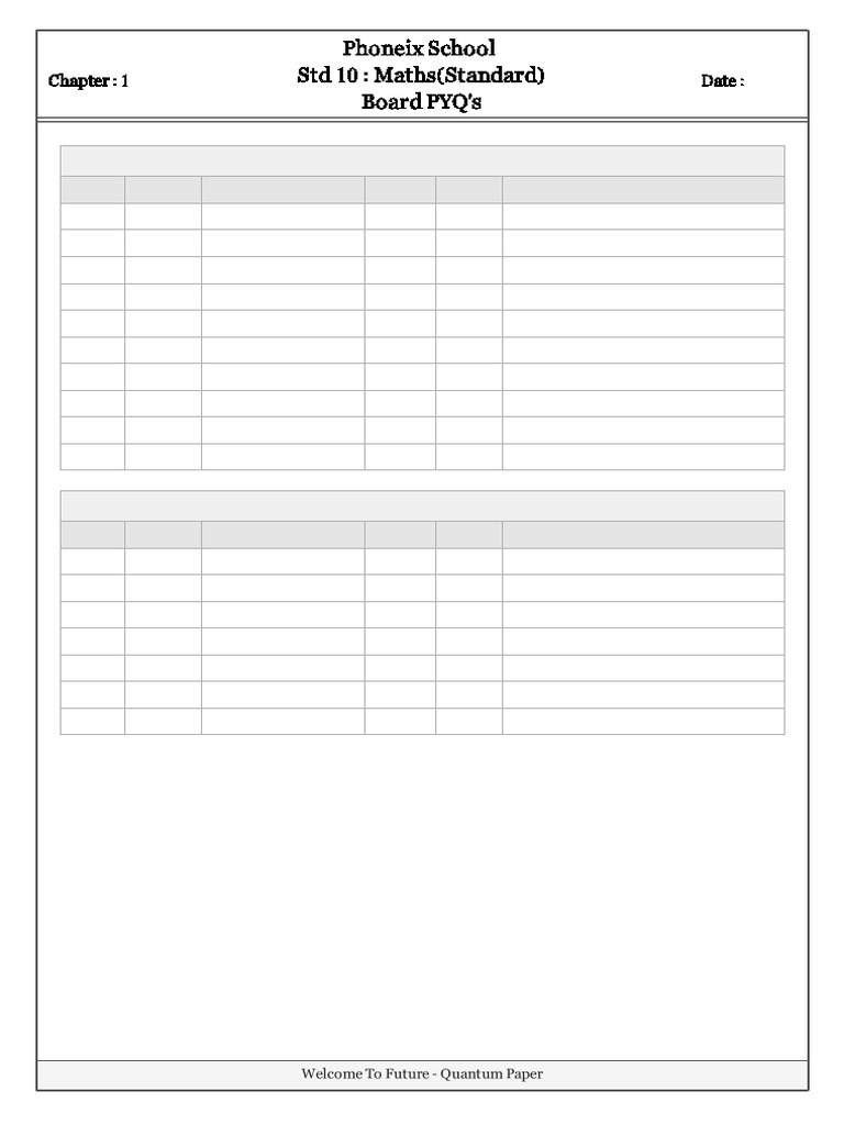 Maths Board PYQ's As | PDF