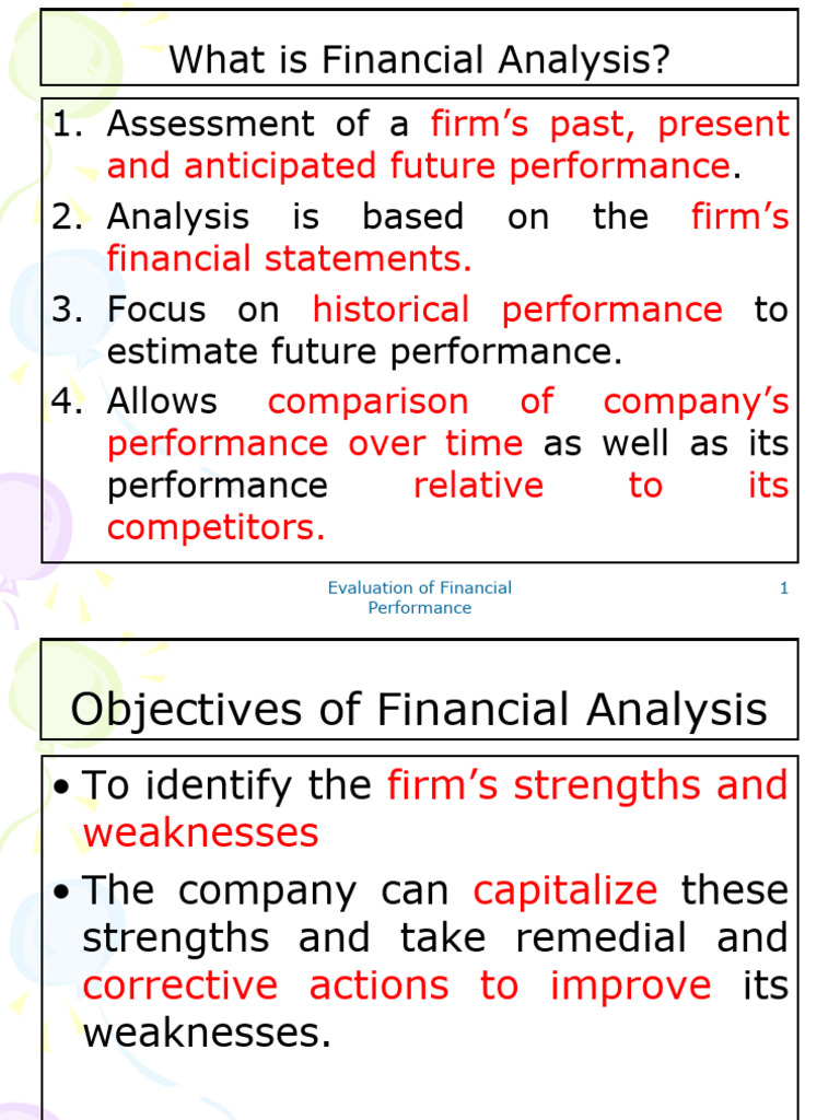 TOPIC 2 Analysis of Financial Performance | PDF | Dividend | Debt