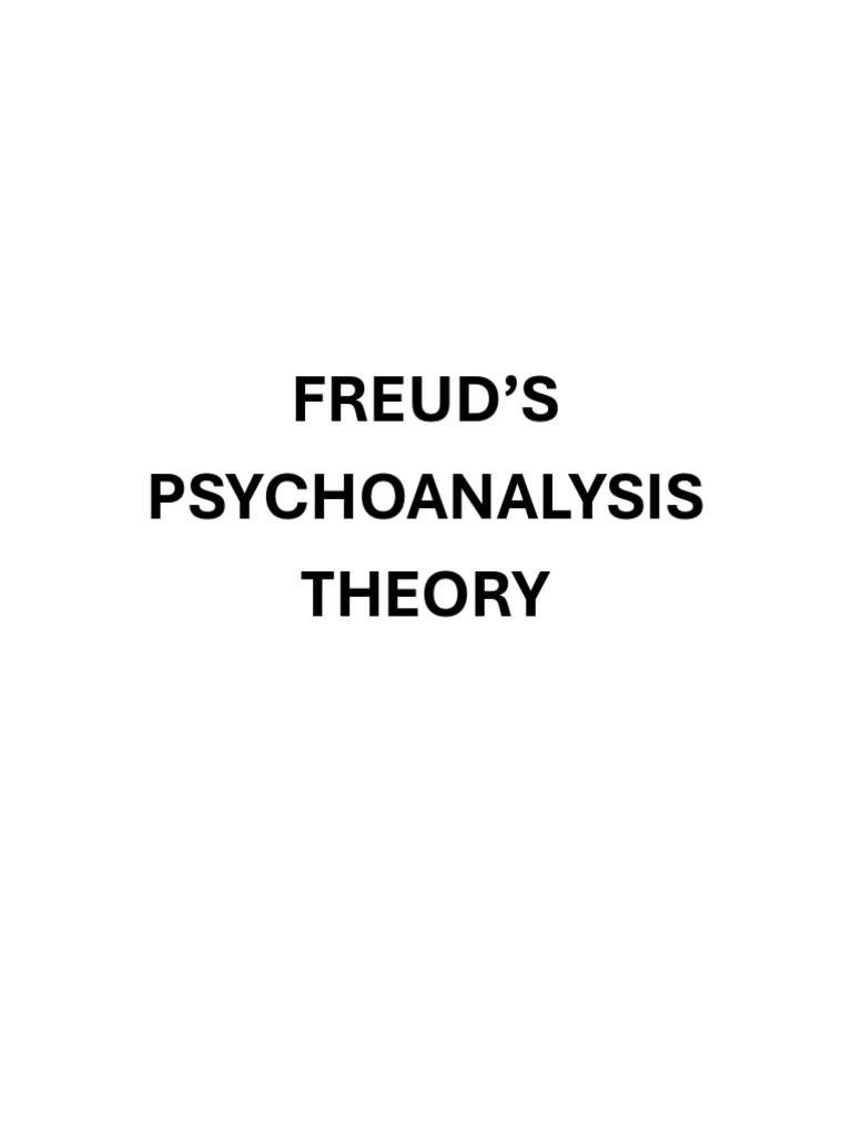 Research | PDF | Id | Sigmund Freud