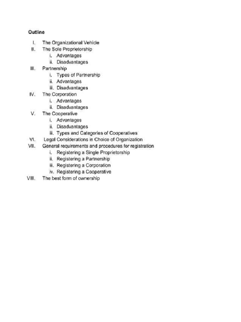 Chapter 7 Business Ownership Notes | PDF