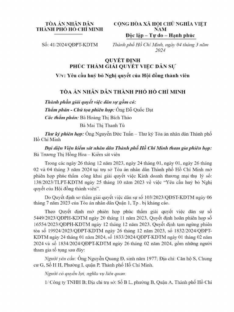Goc QDPT NGUYEN QUANG DINH YCHNQHDCD | PDF
