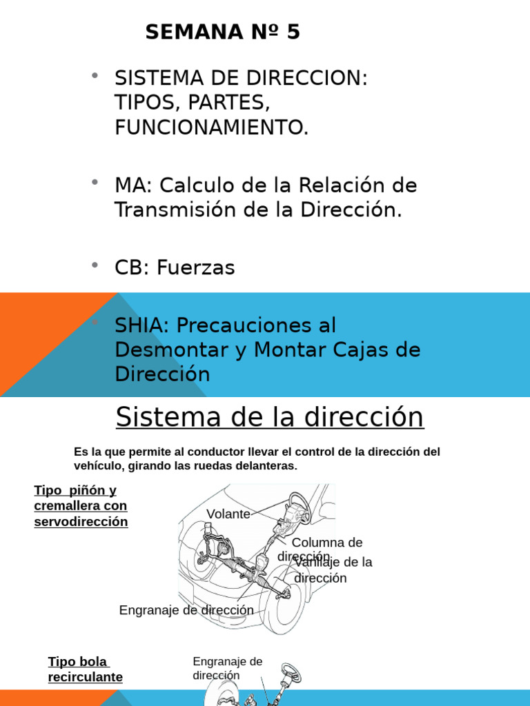 Semana 5 | PDF | Engranaje | Direccion