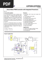 LD 7575 | PDF | Mosfet | Field Effect Transistor