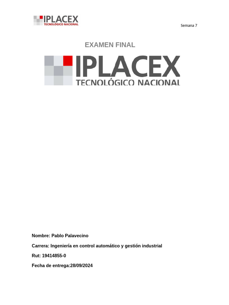 Examen Final Scada | PDF | Scada | Ciencias de la Computación