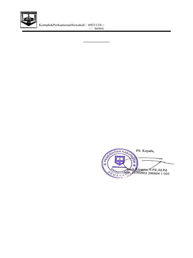 Surat Tugas CGP Loka 01 | PDF