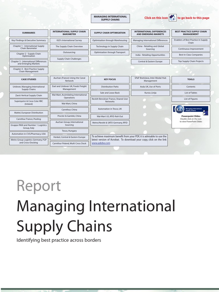 Intern SCM Presentation | PDF | Supply Chain Management | Retail