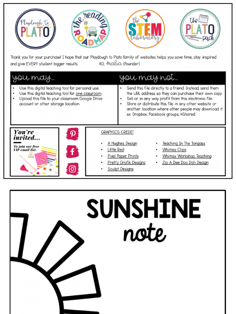 Sunshine Note | PDF