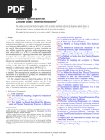 ASTM C552-2021 - Cellular Glass Thermal Insulation | PDF | Thermal ...
