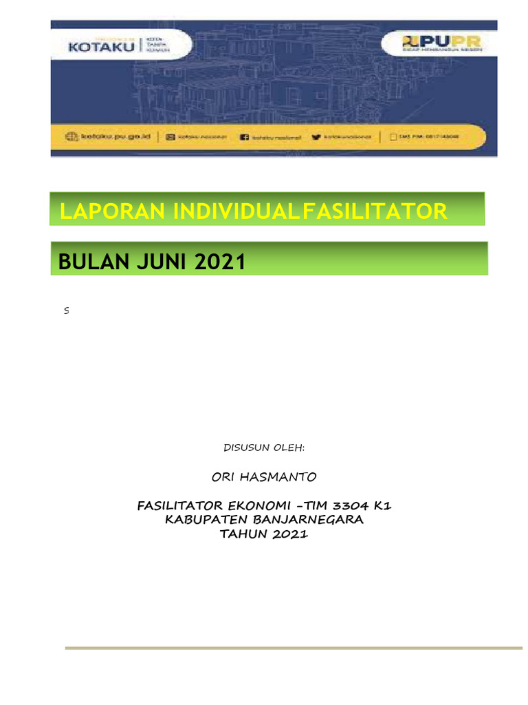 Lap Bul Juni 2021 Ori Hasmanto | PDF
