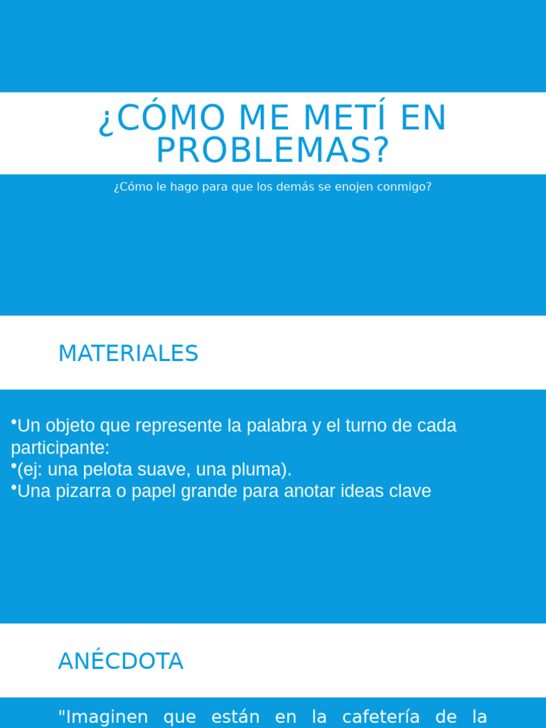 Cómo Me Metí en Problemas | PDF
