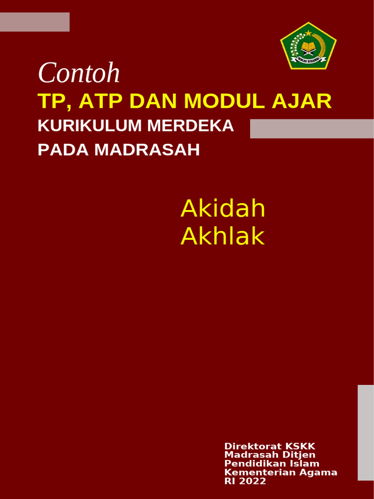 TP, - ATP - Dan - Modul - Akidah - Akhlak MI | PDF
