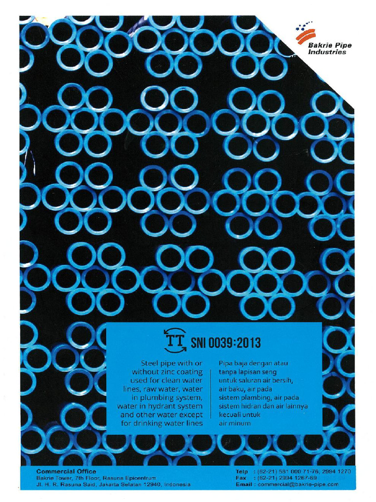 Pipa Steel (Casing) - Bakrie | PDF